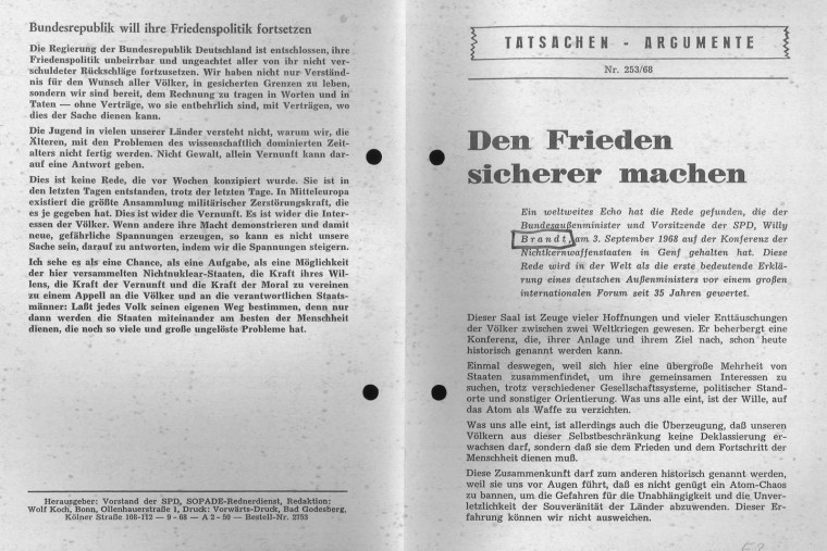 Willy Brandts bedeutende Reden zwischen 1948 und 1992 Willy Brandts bedeutende Reden zwischen 1948 und 1992