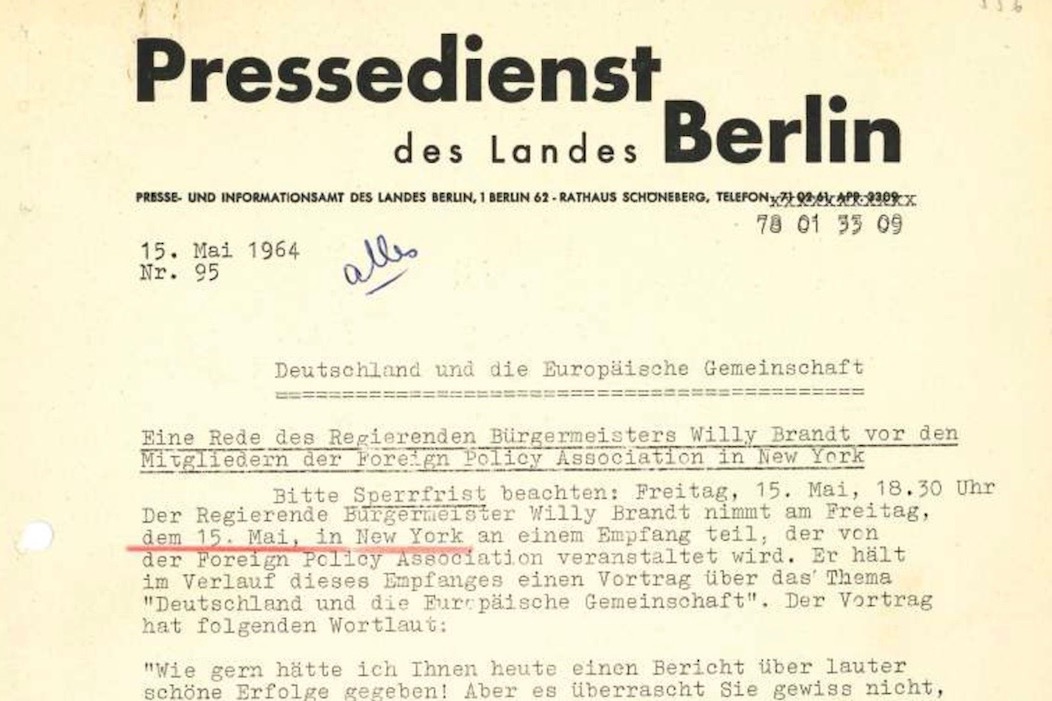 Willy Brandts bedeutende Reden zwischen 1948 und 1992 Willy Brandts bedeutende Reden zwischen 1948 und 1992
